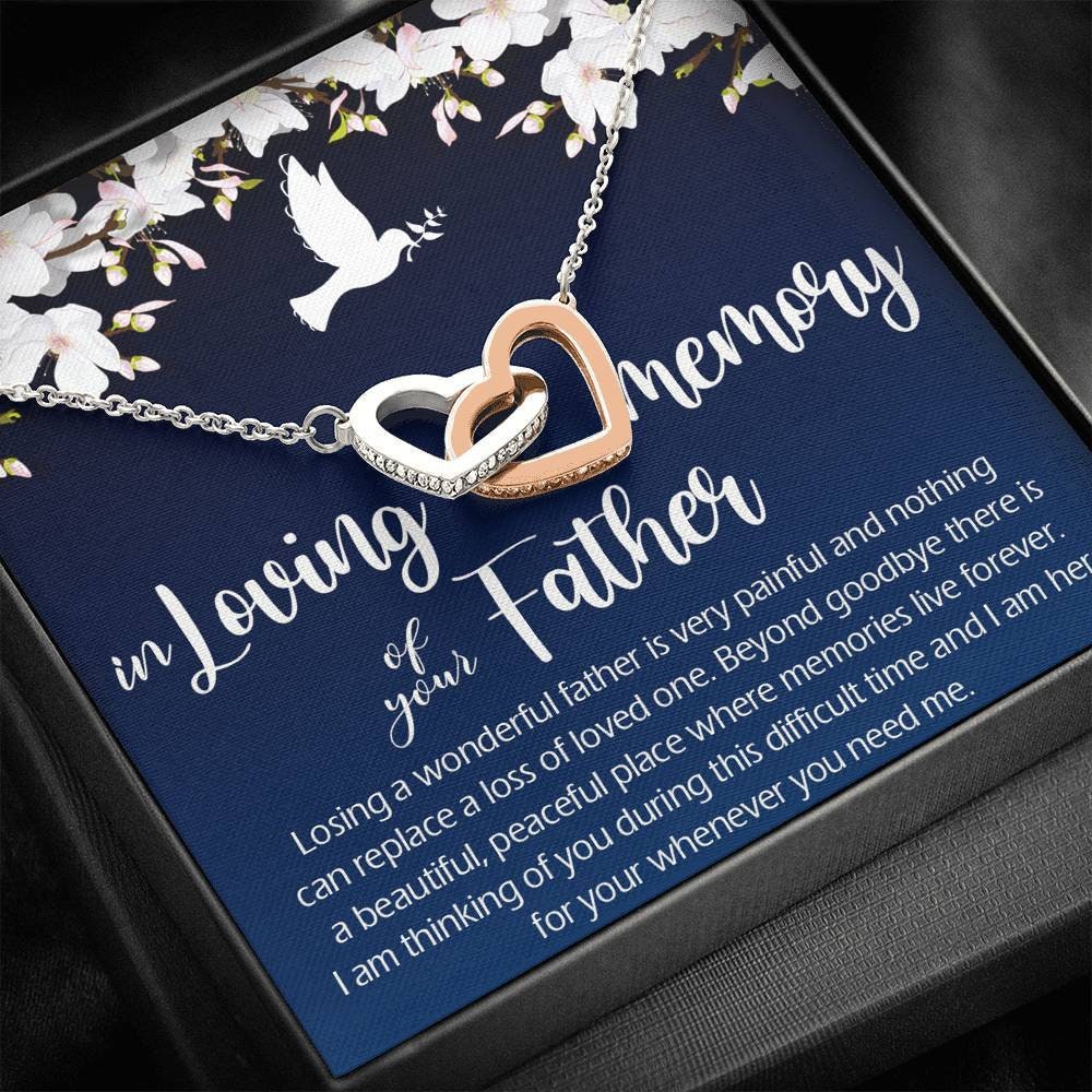 Father Memorial Gift Necklace,loss of Father Gift,grief Gift,sympathy ...