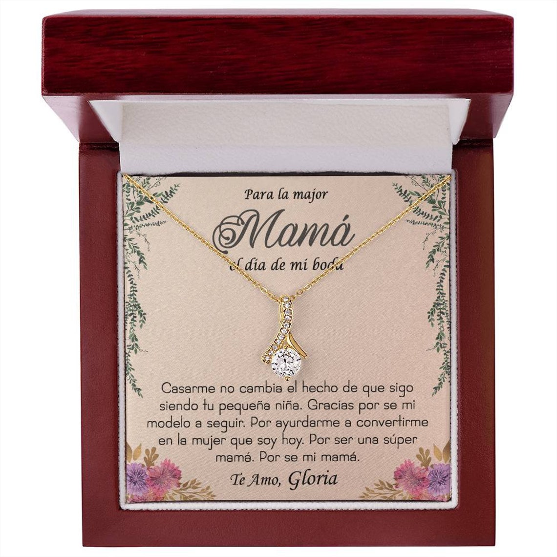 Spanish Gifts for Mama, Mother of the Bride Wedding Gift, Regalo Para ...