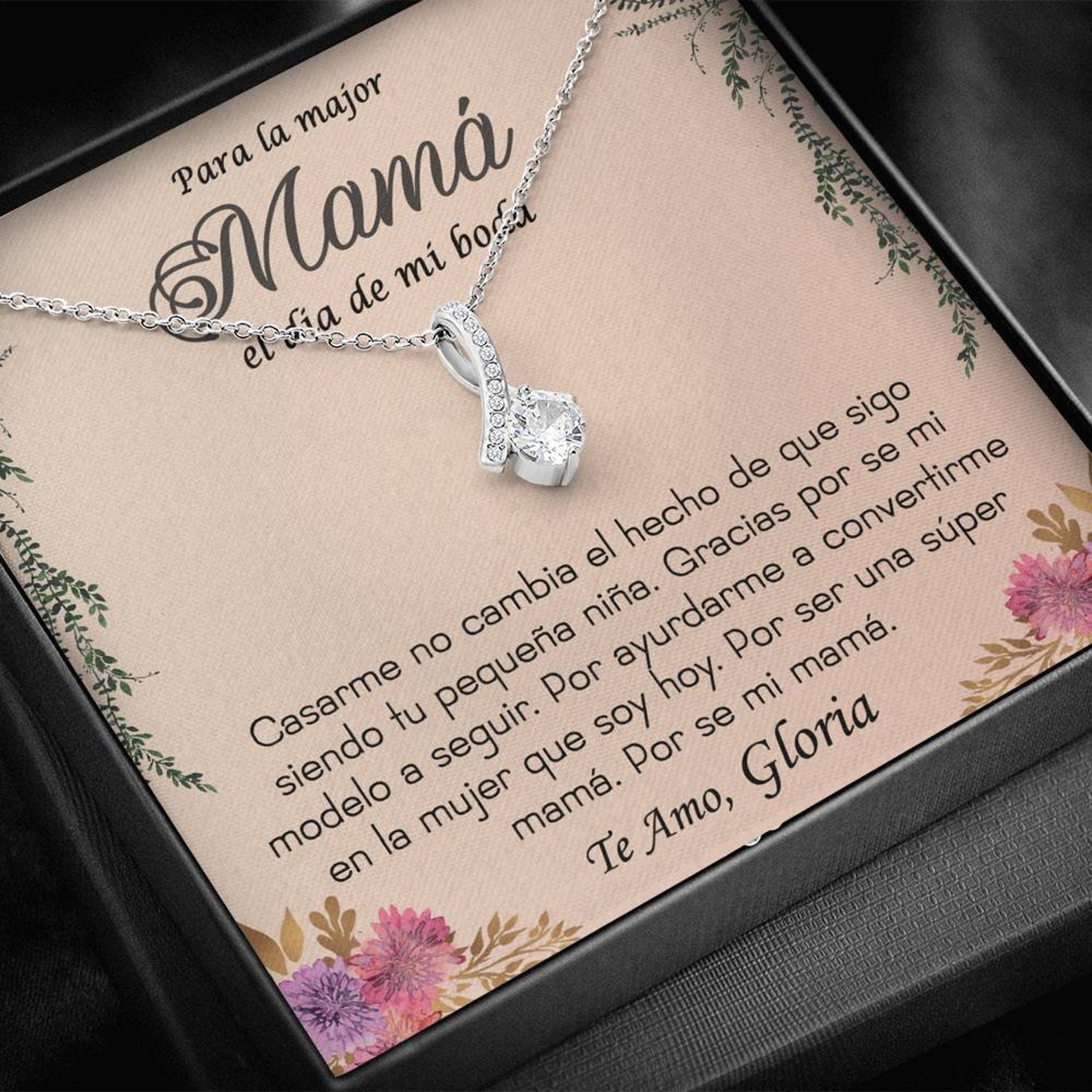 Spanish Gifts for Mama, Mother of the Bride Wedding Gift, Regalo Para ...