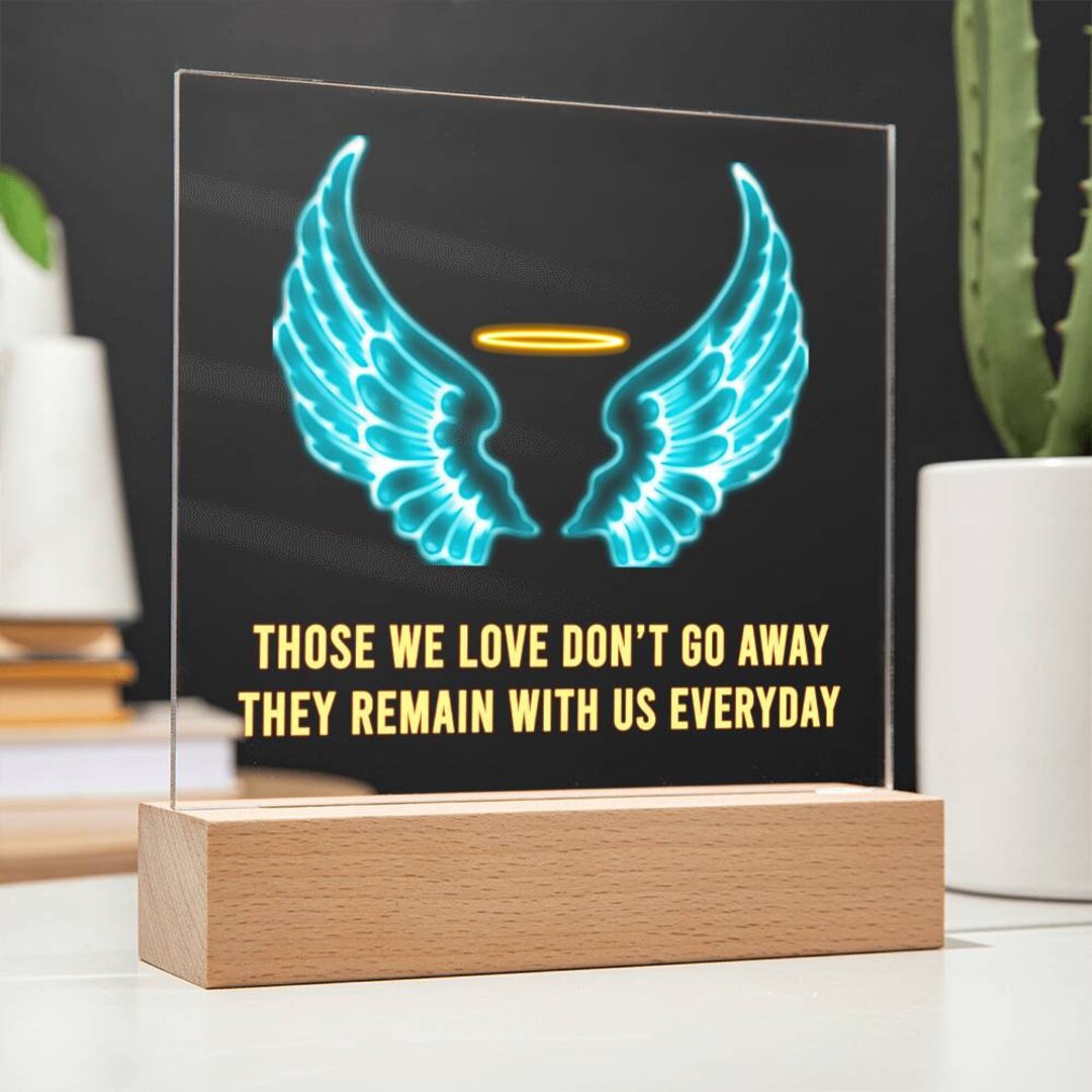 Acrylic Signs, Memorial Gift, Remembrance Gift, Widow Gift, Loss of ...