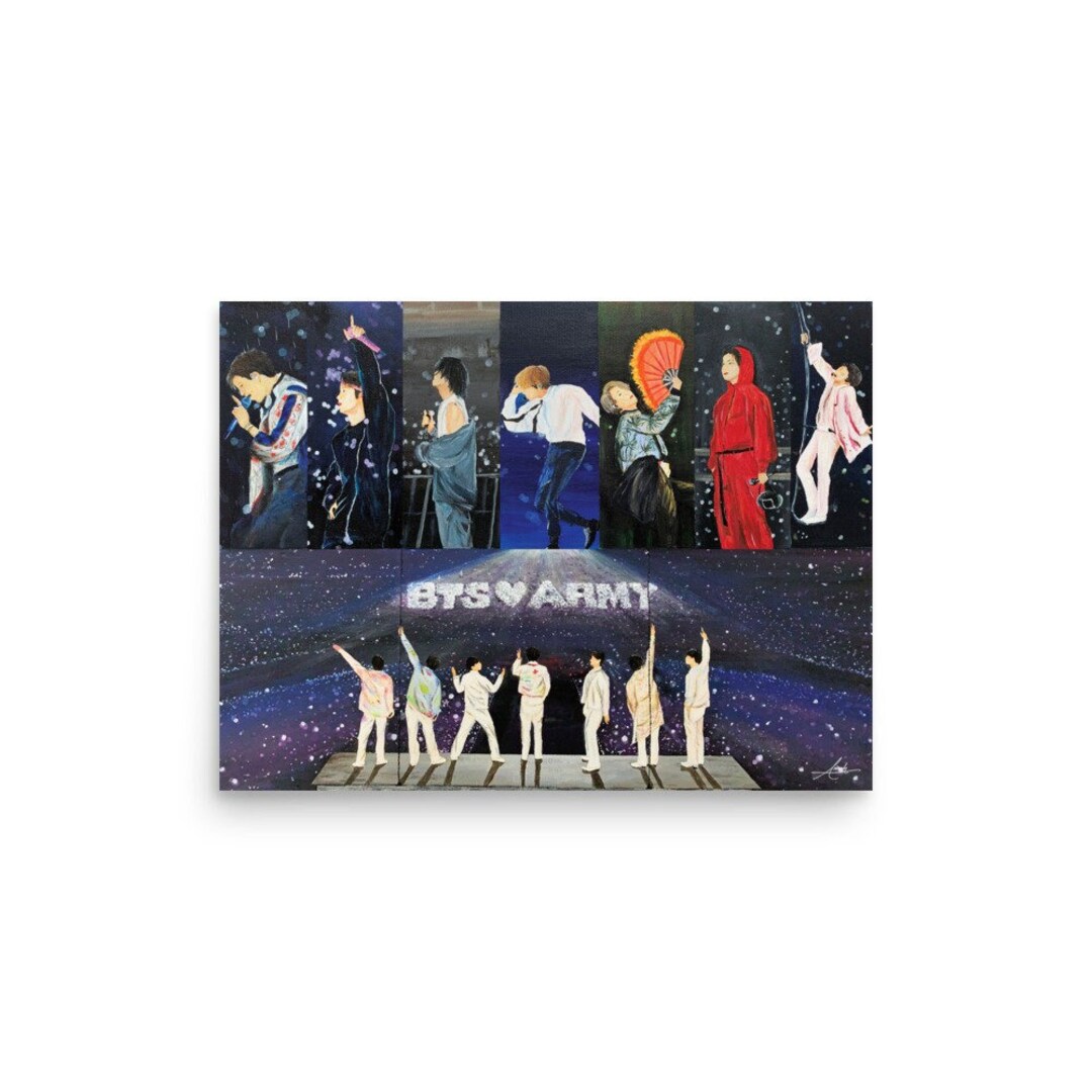Art Print BORAHAE BTS Concert Fan Art Print Bts Wall Art for - Etsy