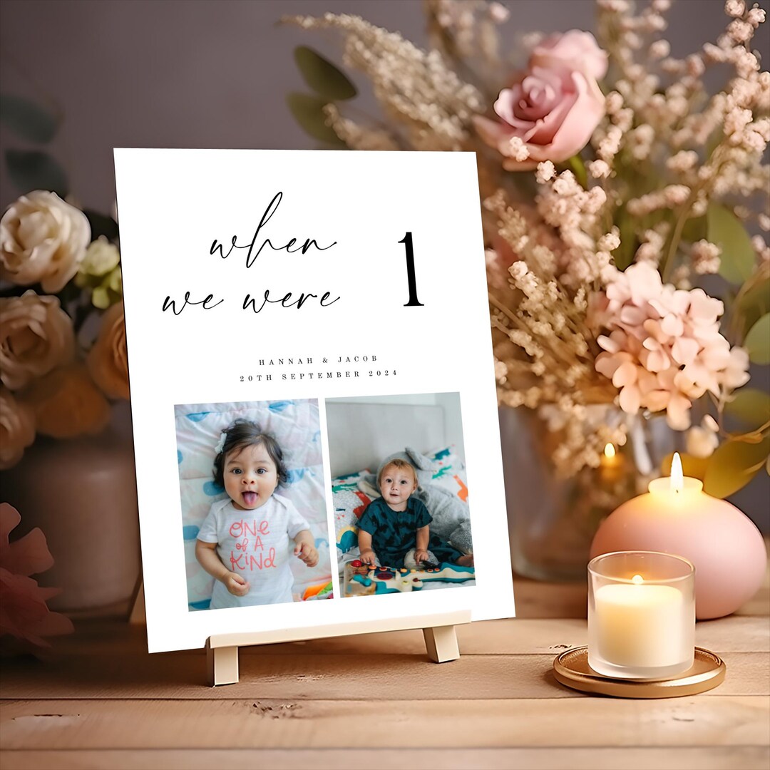 When We Were Age Table Numbers, Childhood Ages Table Numbers ...