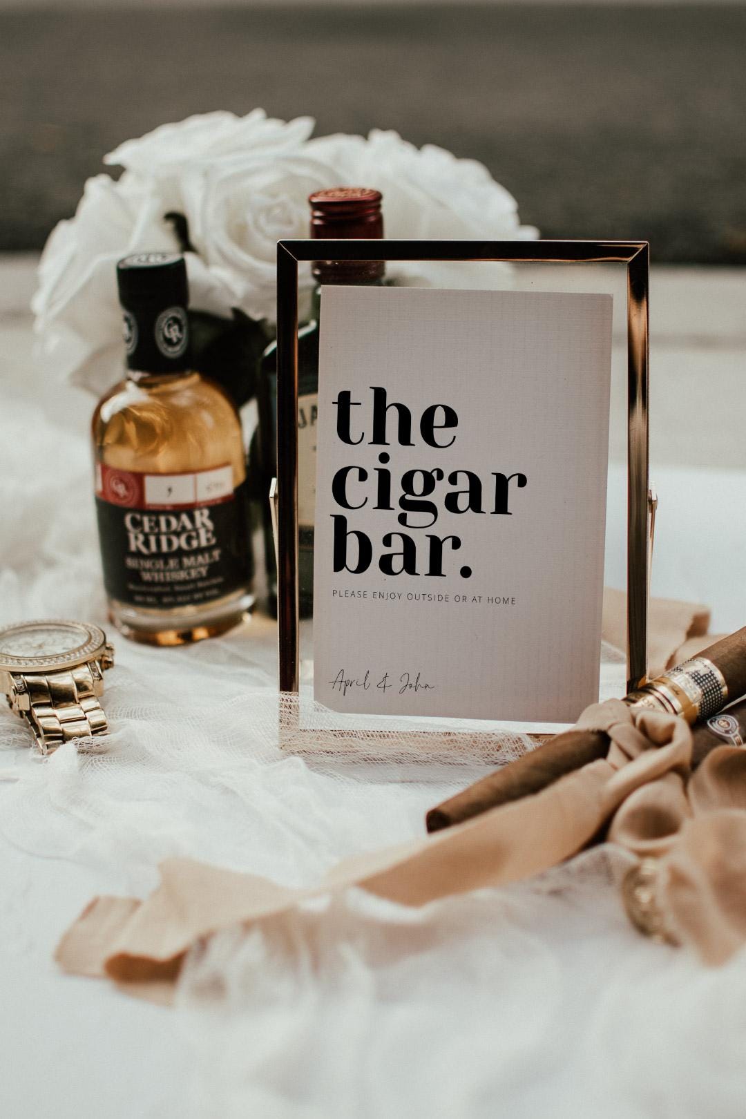 Modern Wedding Cigar Sign Template, Wedding Cigar Sign, Minimalist ...