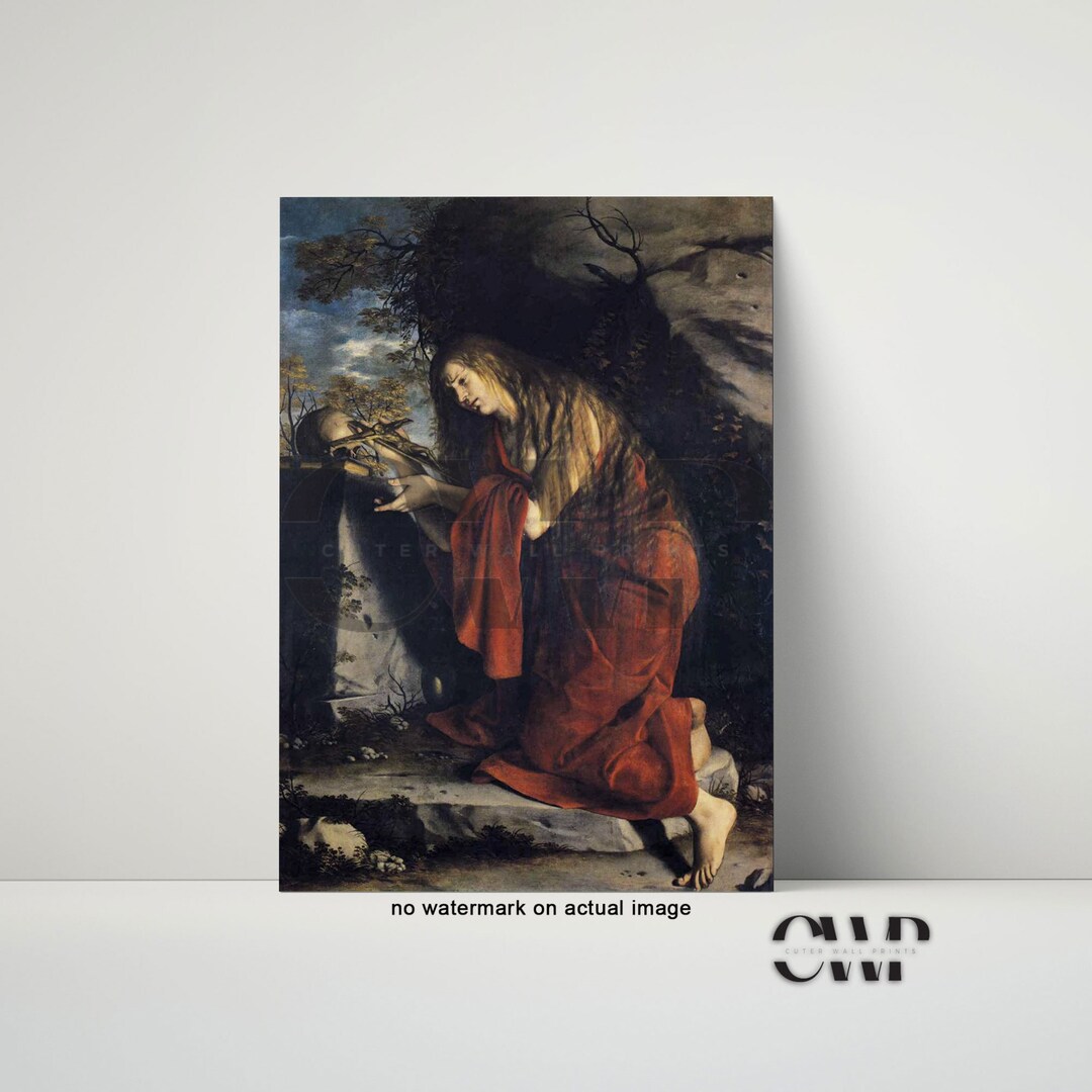 Saint Mary Magdalene in Penitence, Catholic Fine Art, Catholic Saint ...