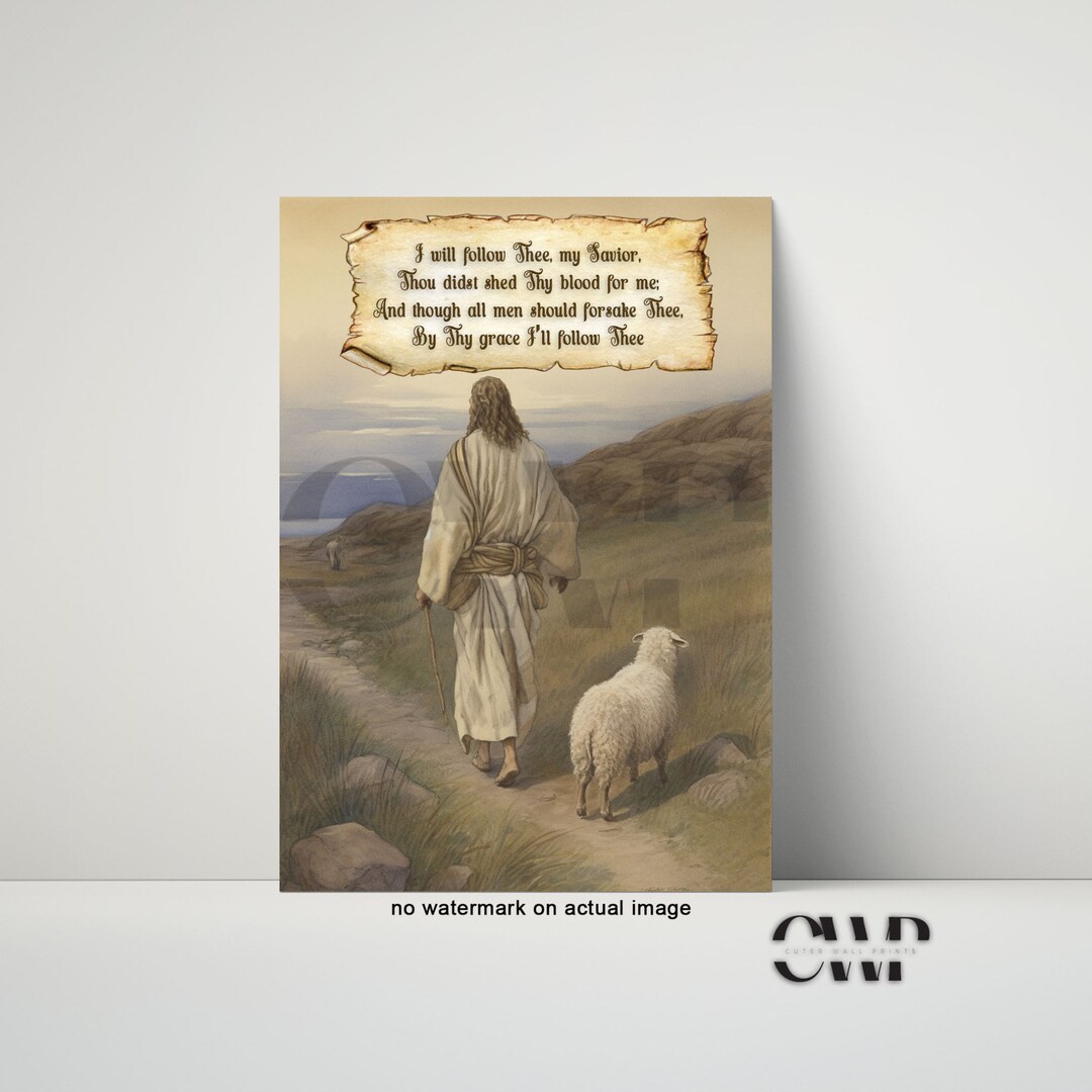 I Will Follow Thee | Follower of Jesus | Catholic Art | Picture of ...