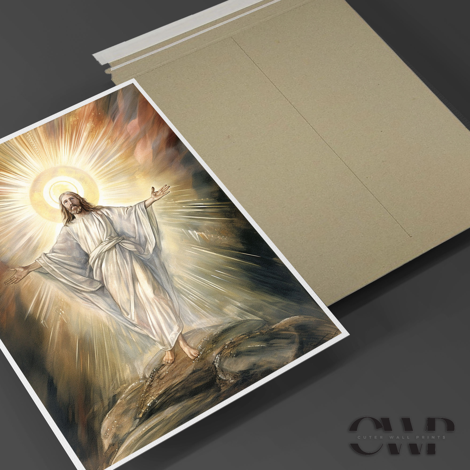 Jesus Resurrection Art Print | Catholic Christian Watercolor - Etsy