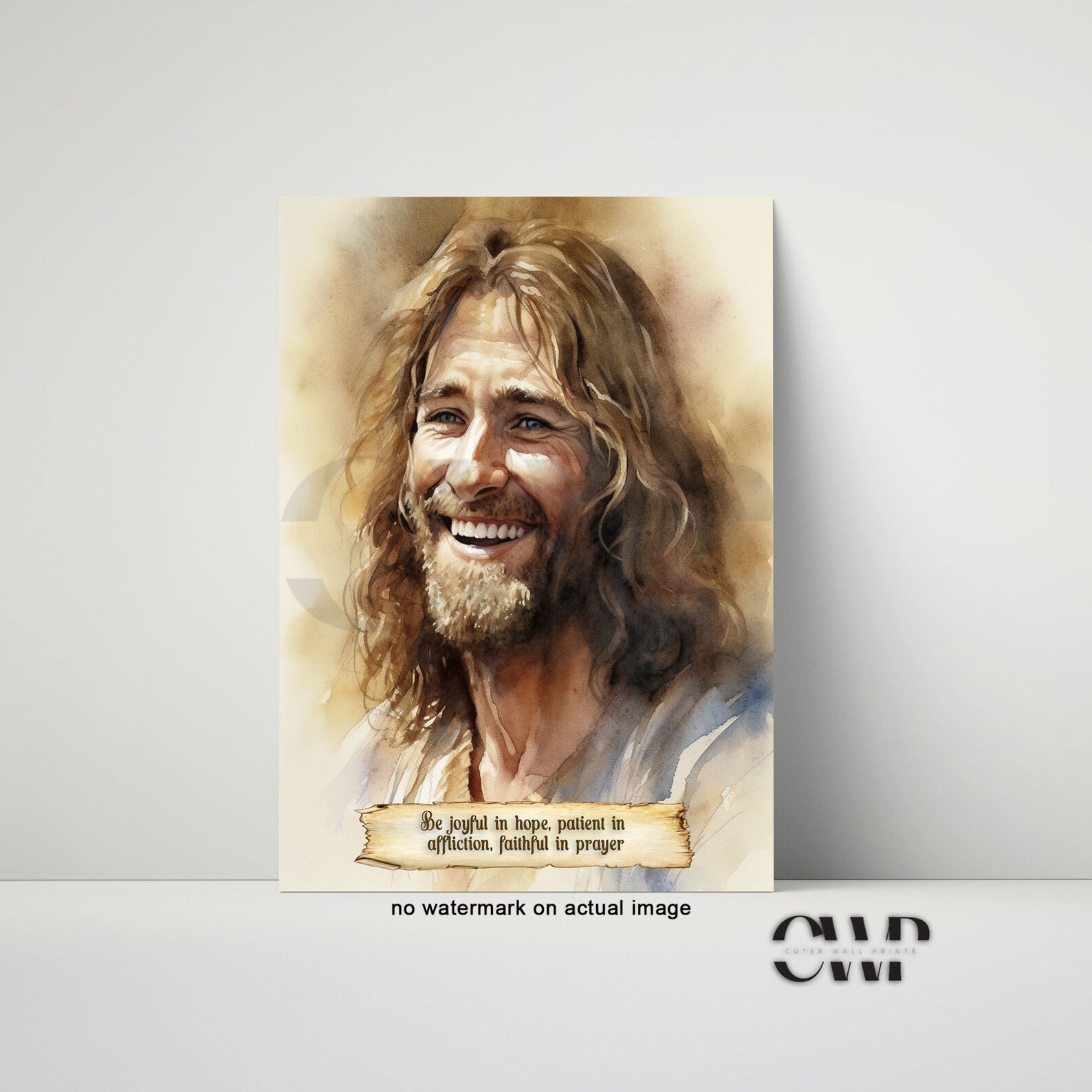 Smiling Jesus Watercolor Print | the Living Christ, LDS Art - Etsy
