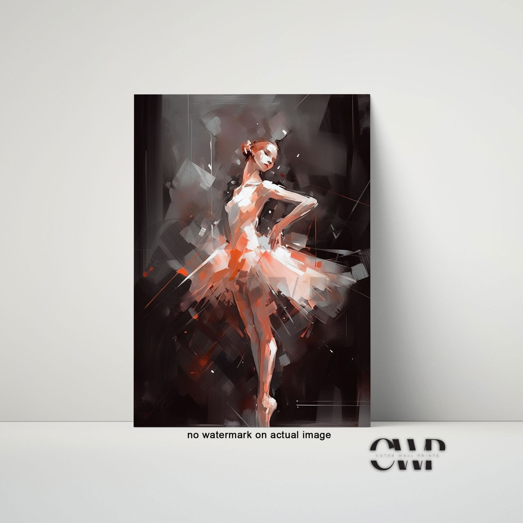 Ballerina Art Print, Abstract Watercolor Dance, Ballet Wall Decor - Etsy