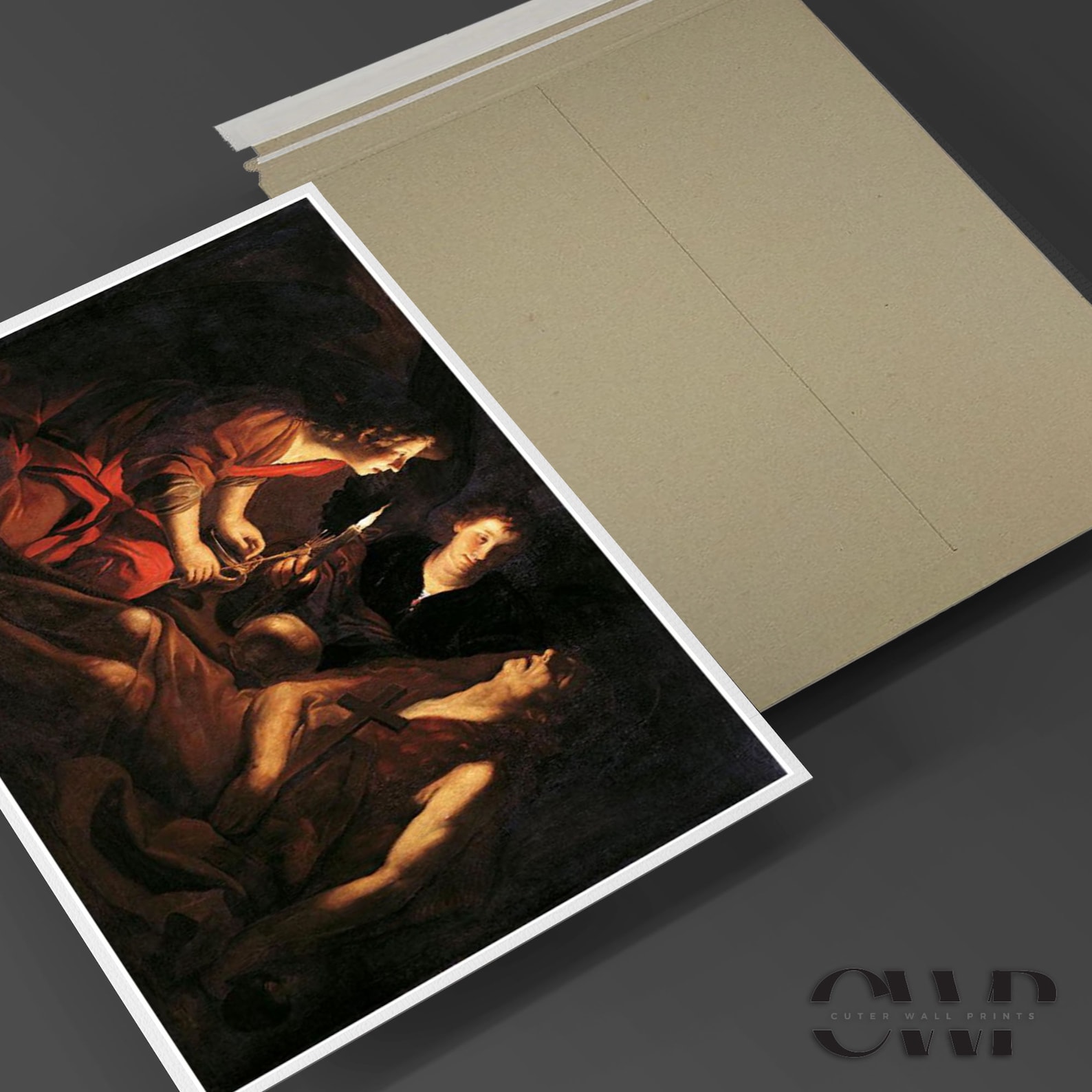 Death of Mary Magdalene, Catholic Fine Art, Catholic Saint Art, St Mary ...