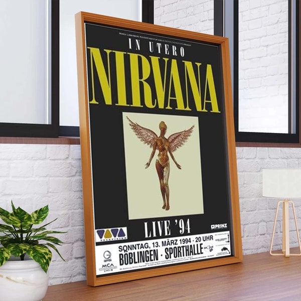 Nirvana Poster Art - Etsy