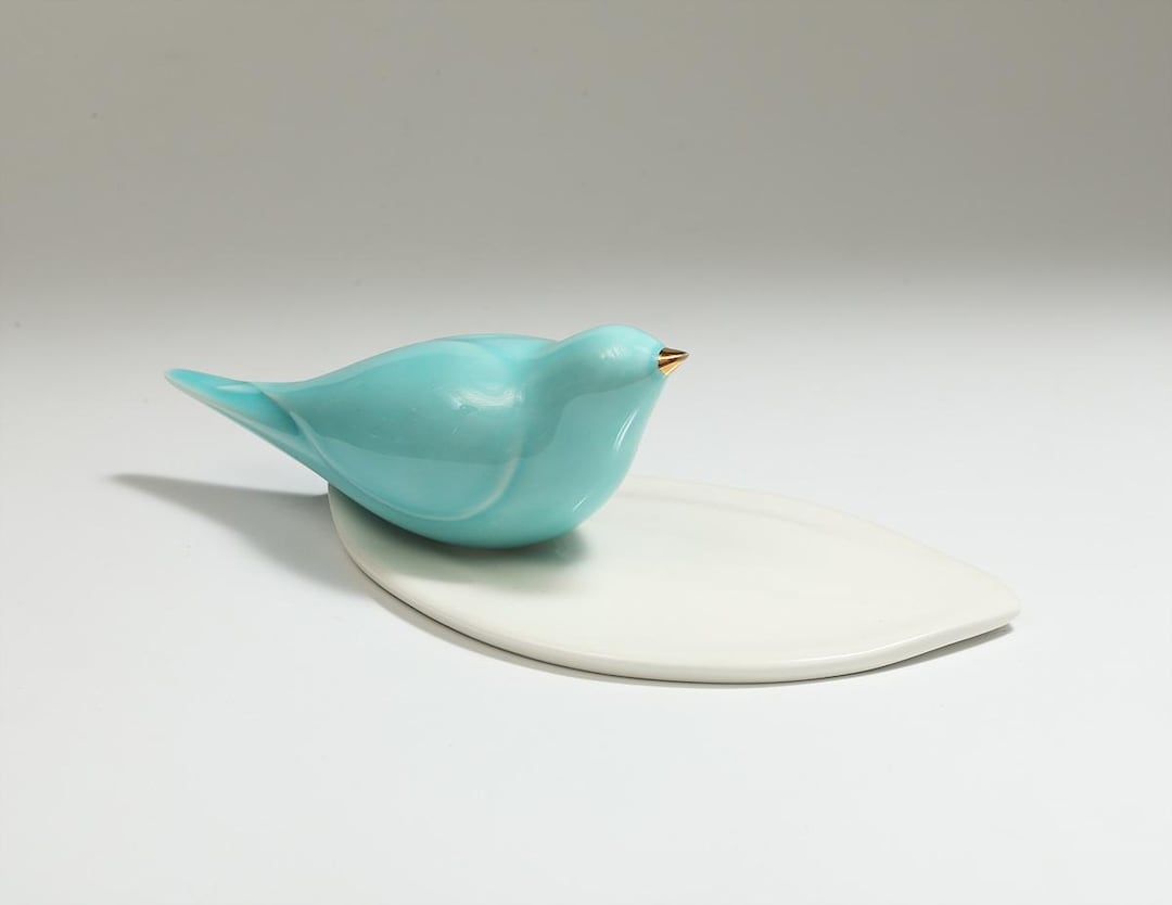 Bluebird (signature Sculpture) Korea Ceramic - Etsy
