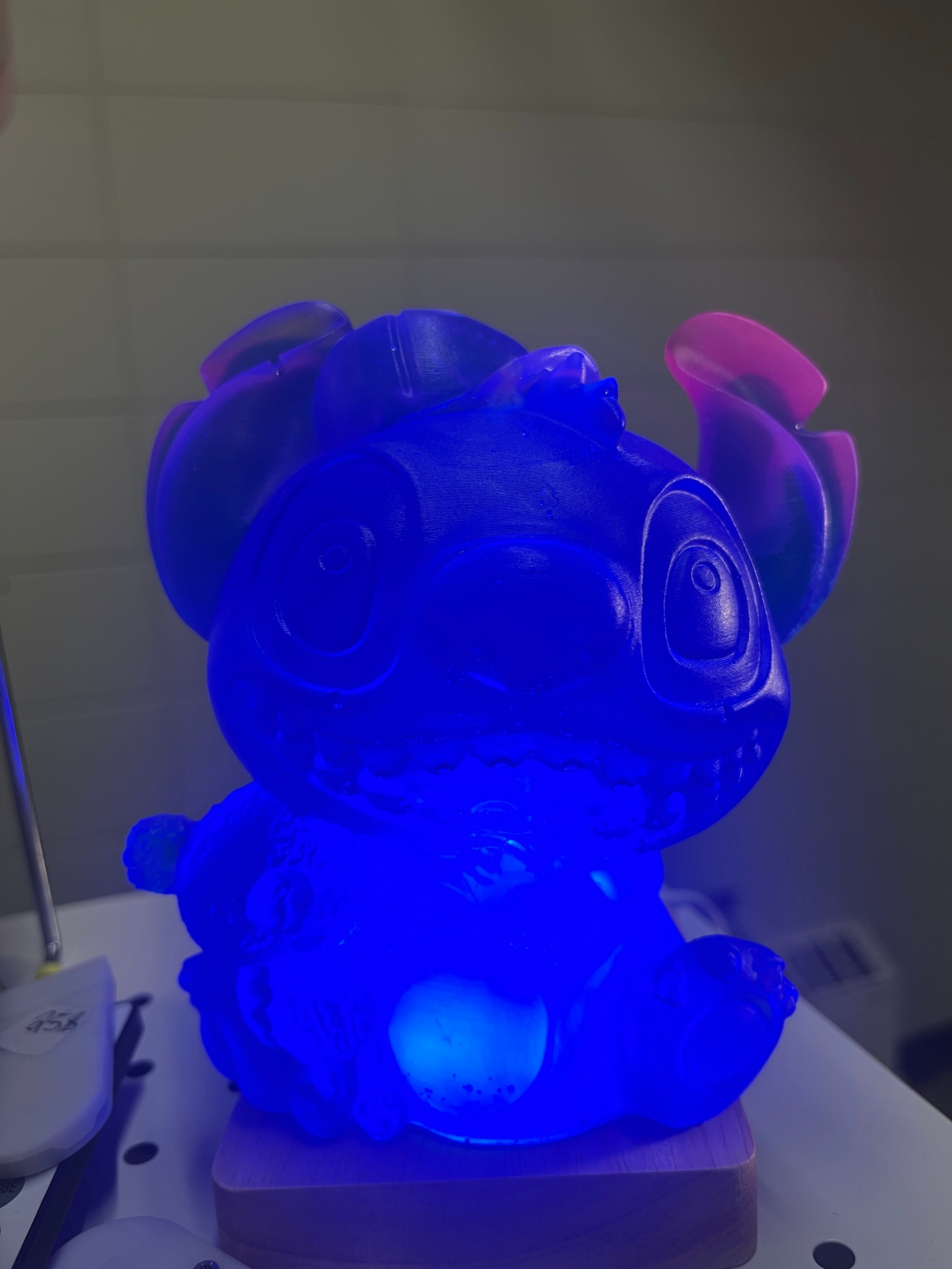 Led Cartoon Figurine Stich Night Light for Kids USB Room Decorations ...