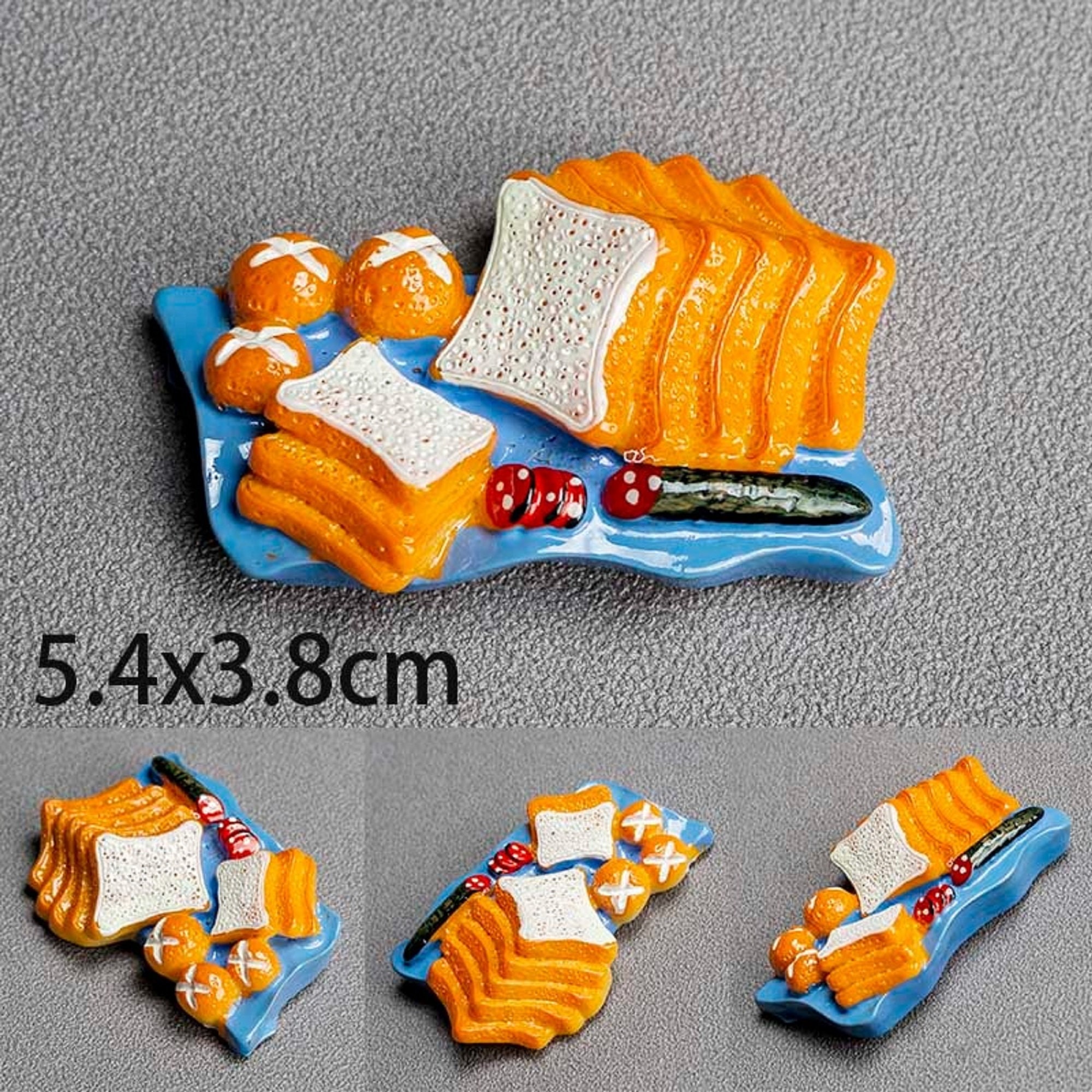 Food Fridge Magnet 3d Creative Simulation Food Cute | Etsy