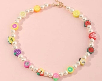 Cute Pearl Necklace - Etsy