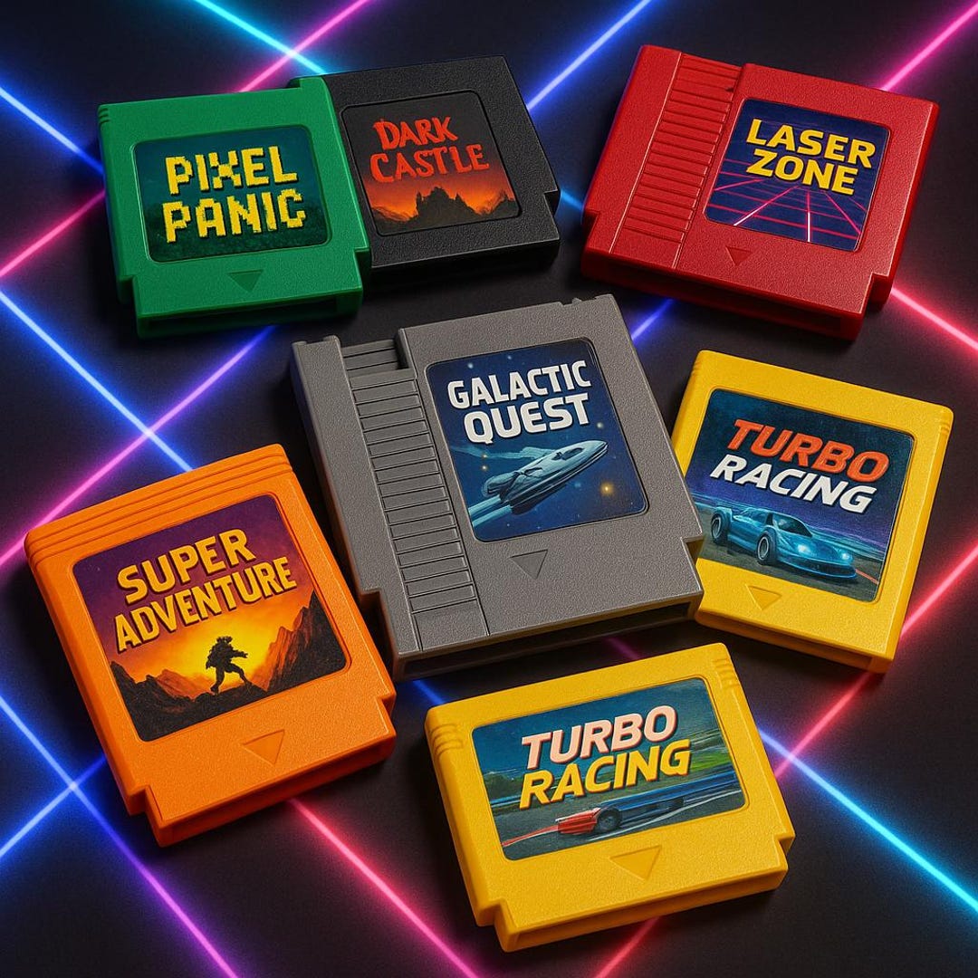 Game Cartridge Sticker or Decal Replacement Label - Etsy