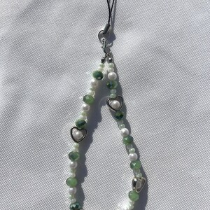 The Green of Hearts Phone Charm Green Phone Charm Phone Accessory Fairy ...