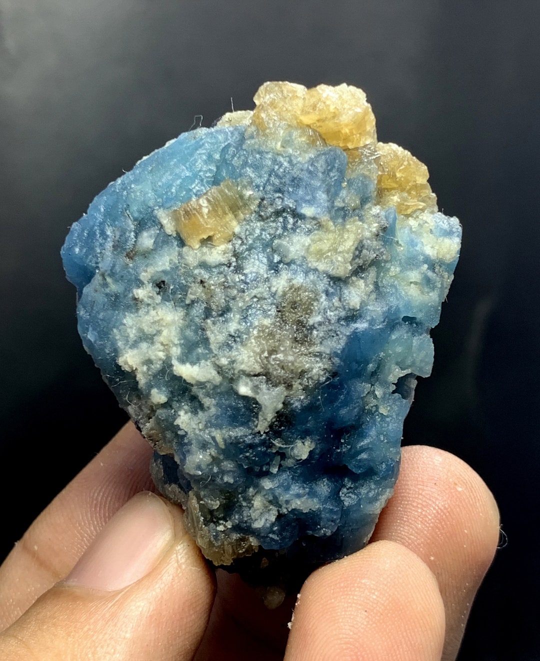 61 GM Magnificent Afghanite With Pyrite Colour Changing Specimen ...