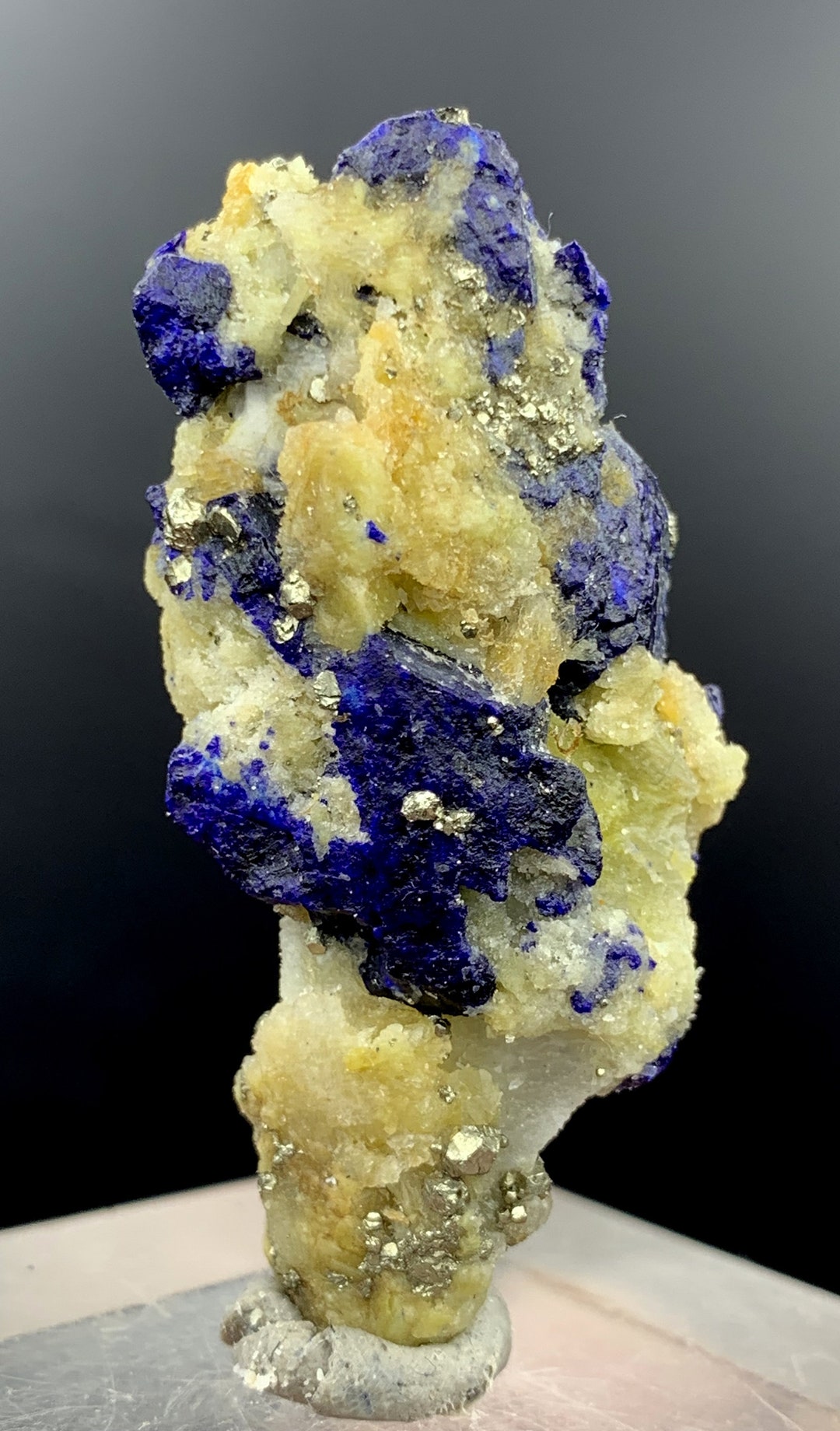Deep Blue Lazurite With Pyrite Specimen, Afghanistan (30 GM) - Etsy