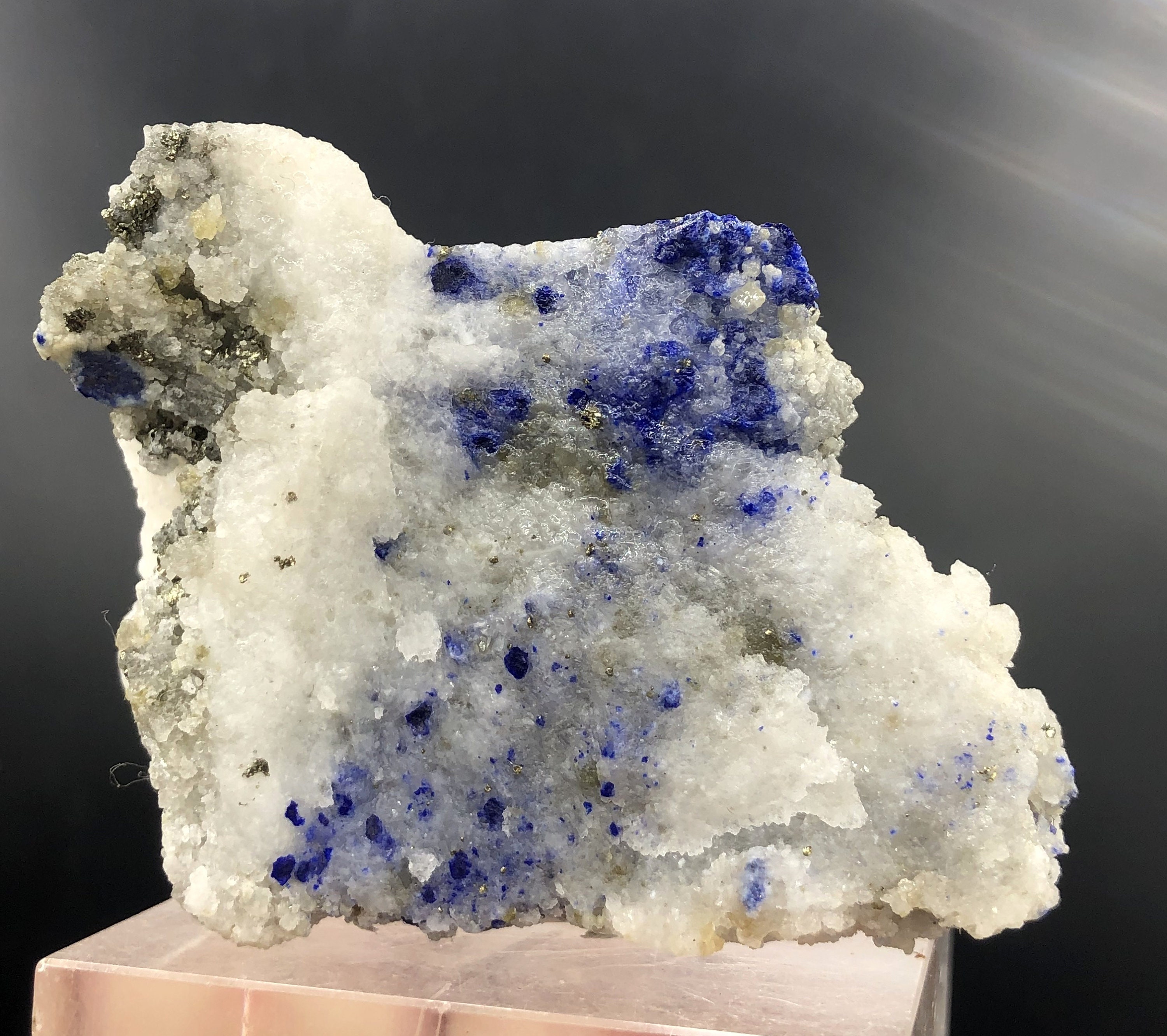 116 GM Tremedous Top Blue Lazurite & Pyrite Specimen @ Afghanistan - Etsy