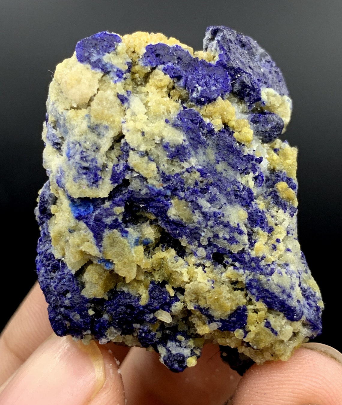 55 GM Spectacular Deep Blue Lazurite Specimen @ Afghanistan - Etsy