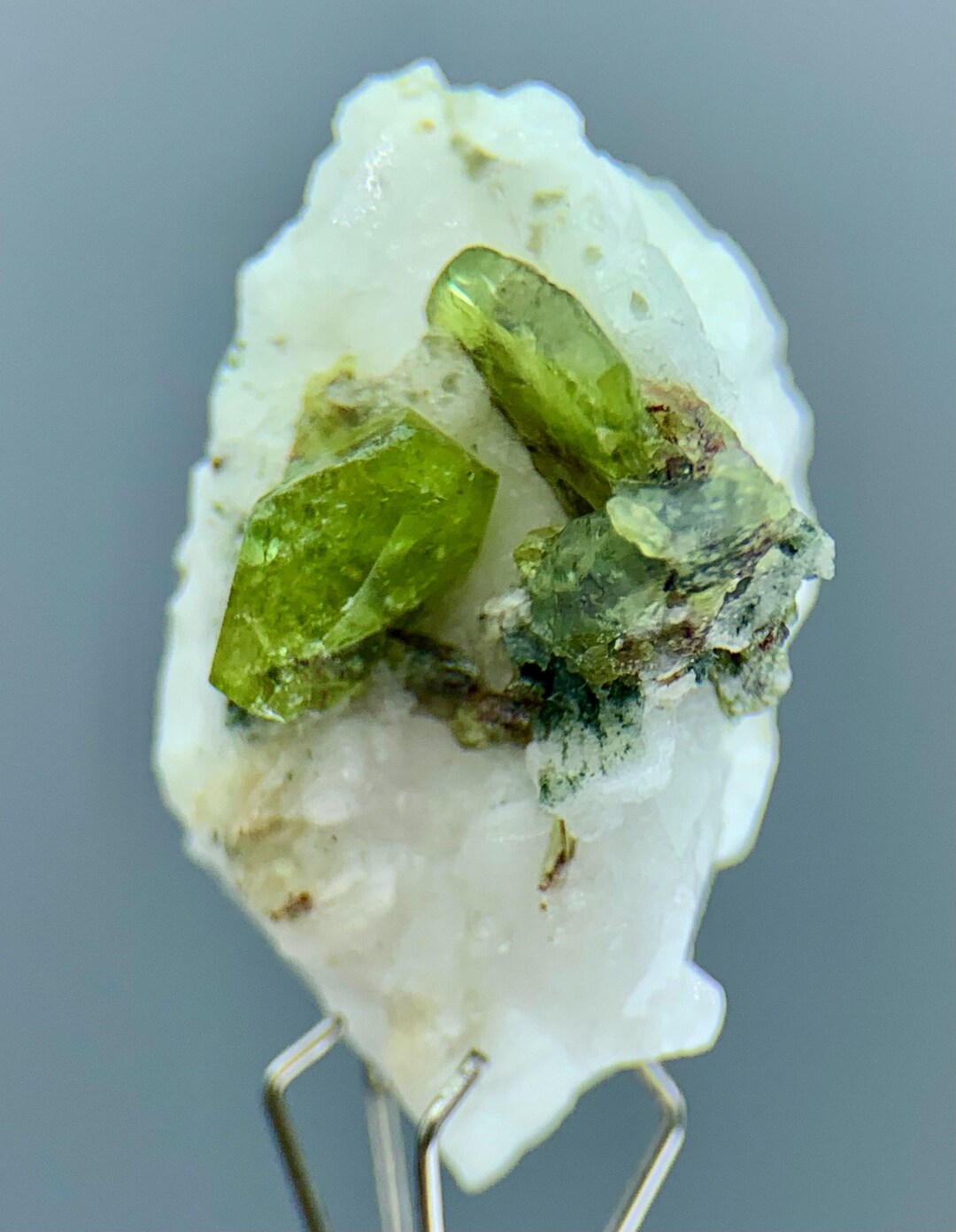Green Sphene Specimen With Feldspar - Etsy