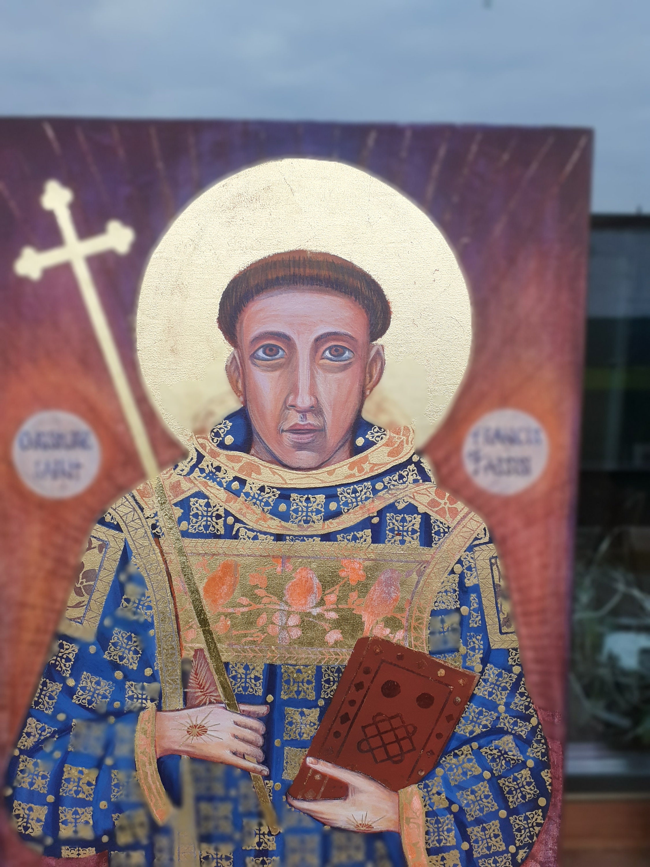 St Francis of Assisi Holy Icon According to a Giotto Fresco - Etsy