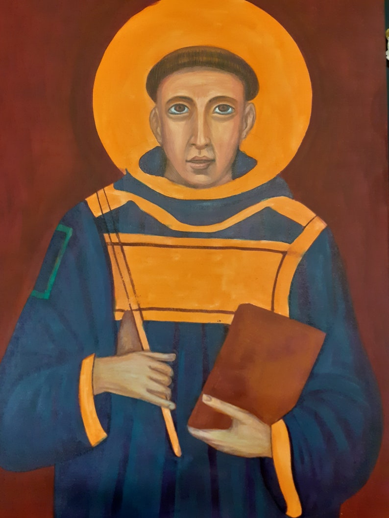 St Francis of Assisi Holy Icon According to a Giotto Fresco - Etsy