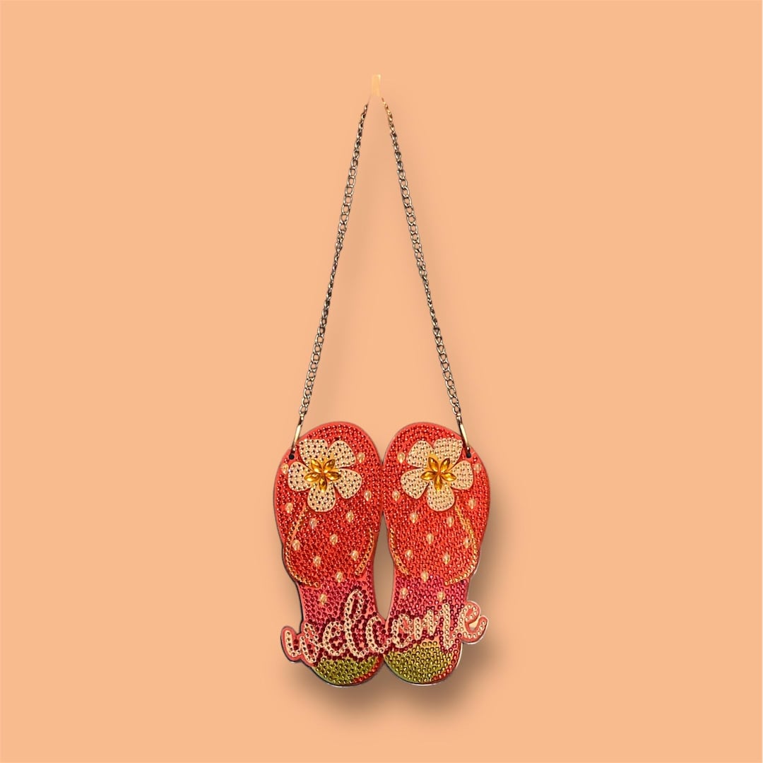 Diamond Art Flip Flops Wall/window Hanging - Etsy