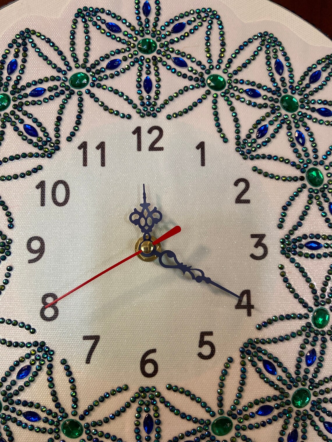 Diamond Art Wall Clock - Etsy