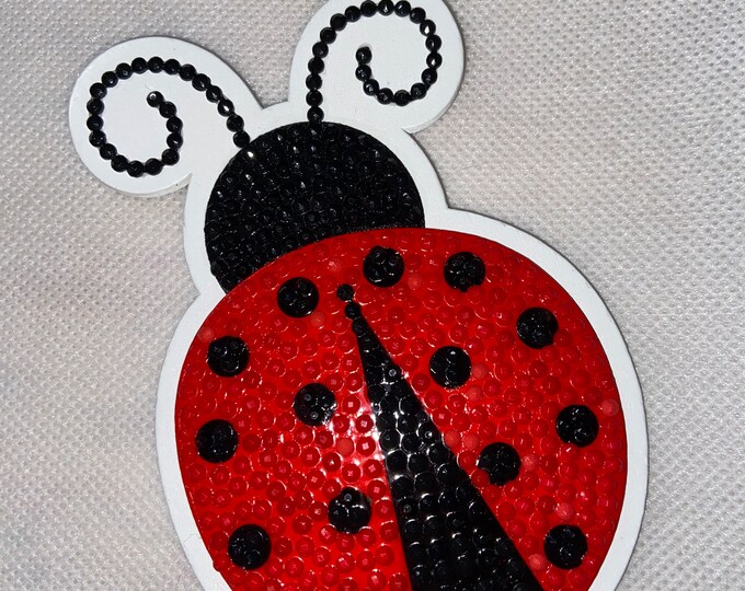 Diamond Art Ladybug Magnet - Etsy