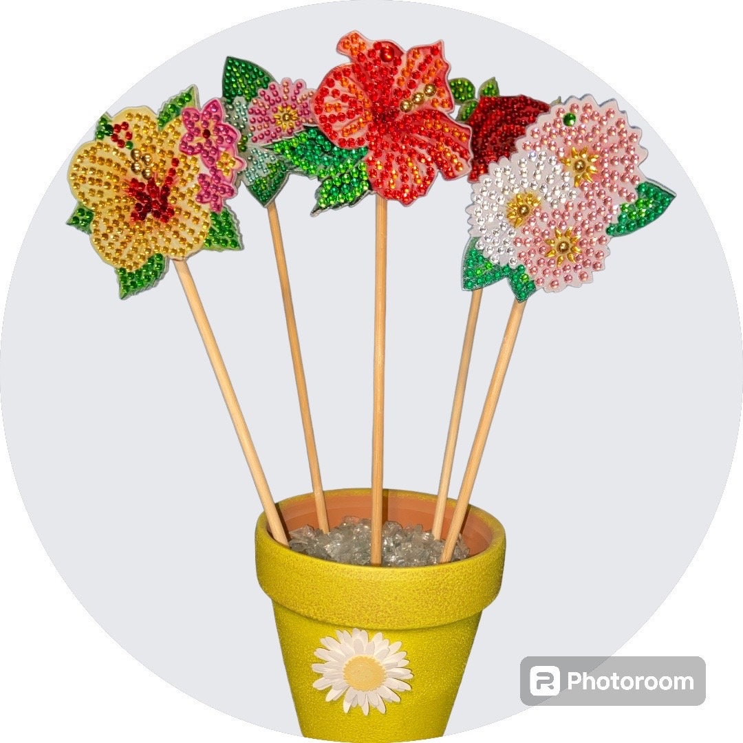 Diamond Art Flower Pot Inserts - Etsy