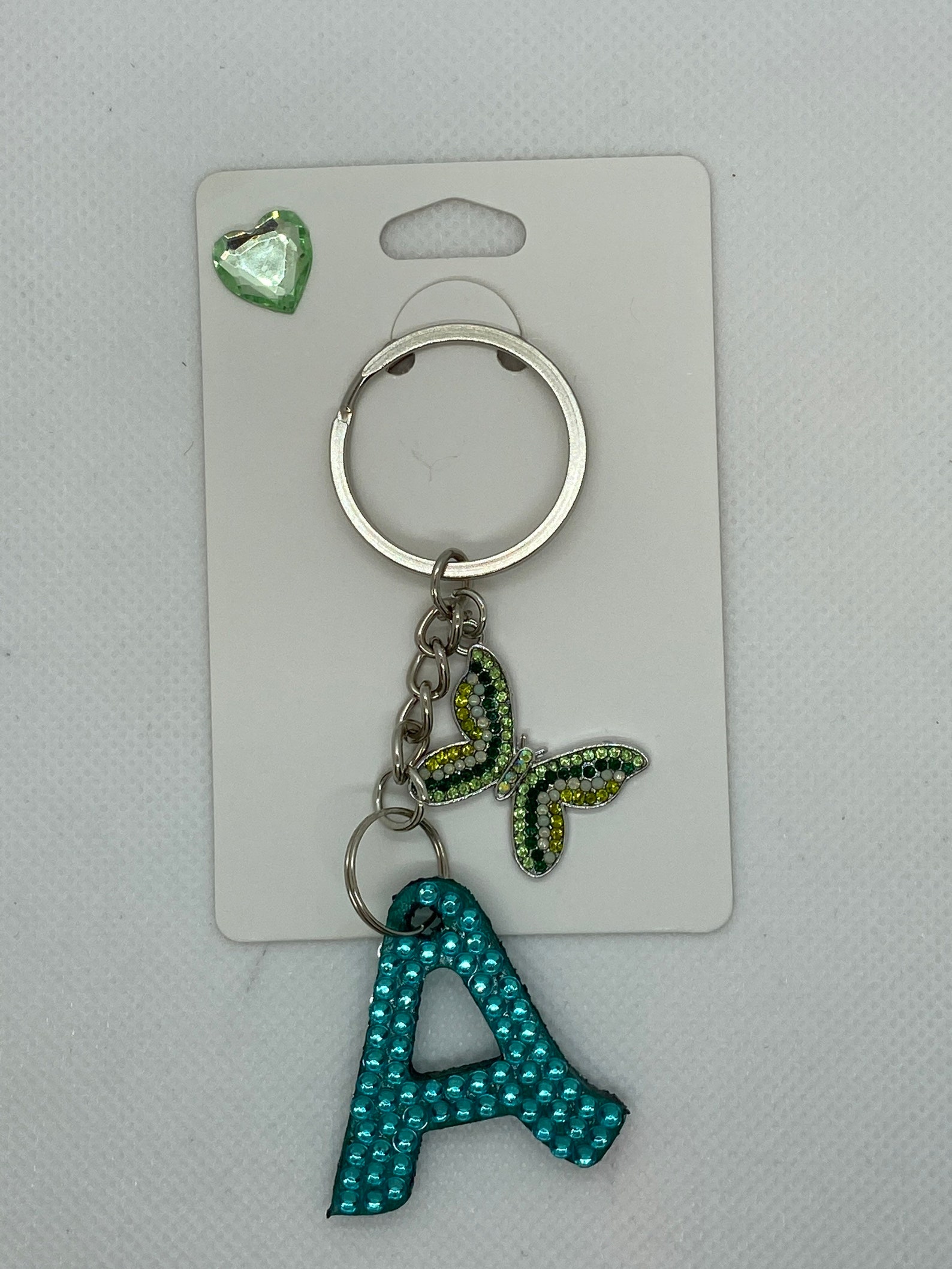 Diamond Art A Keychain - Etsy