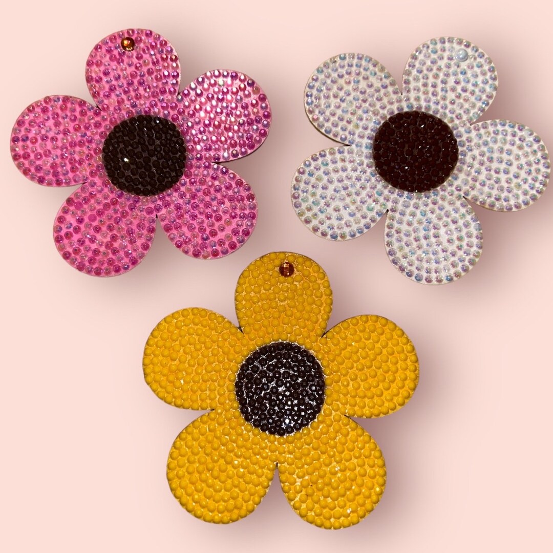 Diamond Art Flower Magnet - Etsy