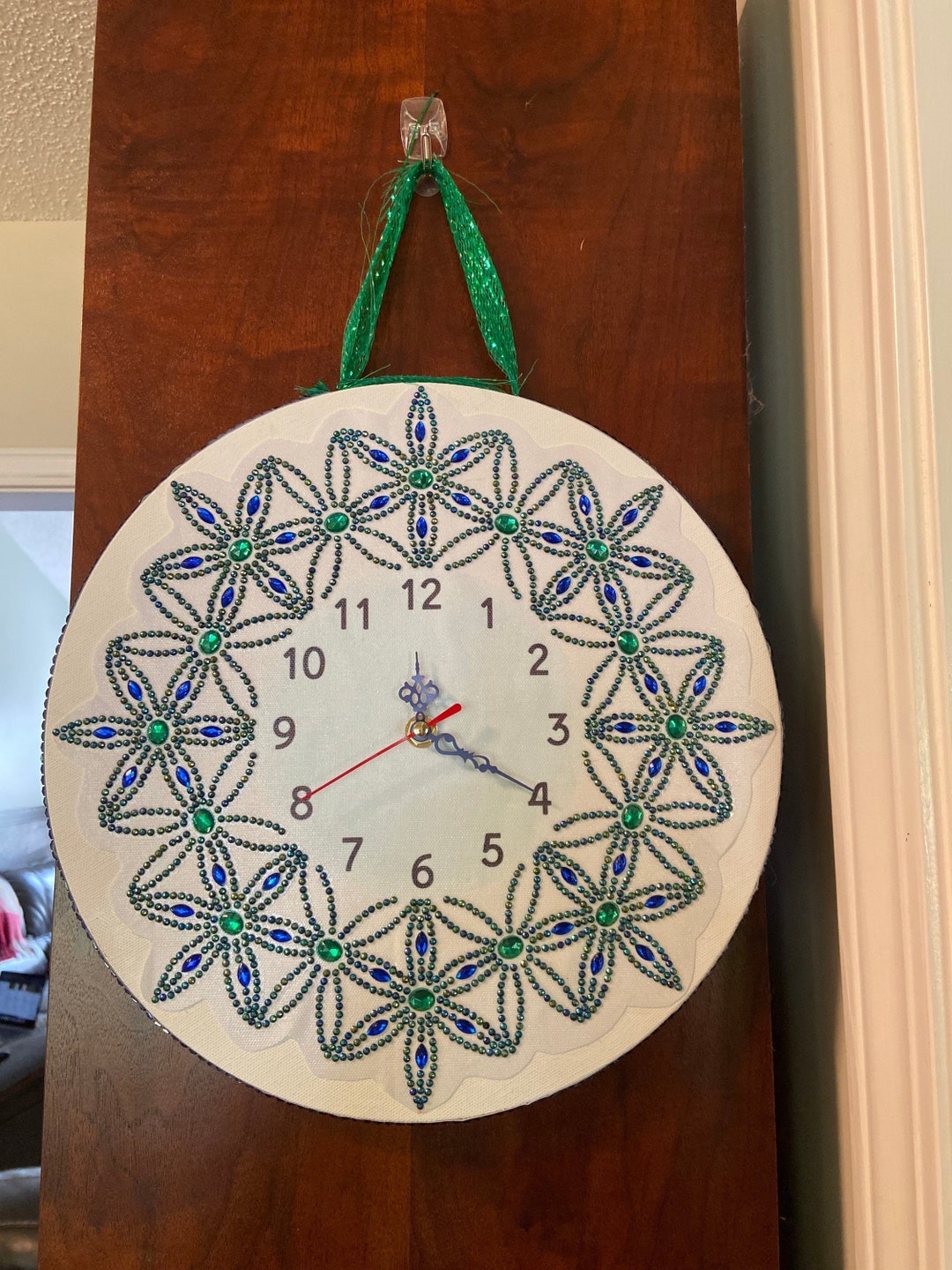 Diamond Art Wall Clock - Etsy