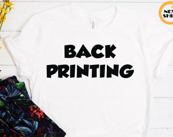 Back Printing - Etsy