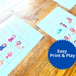 Daniel Lions Den Bible Bingo for Kid Bingo Printable Game for Bible ...