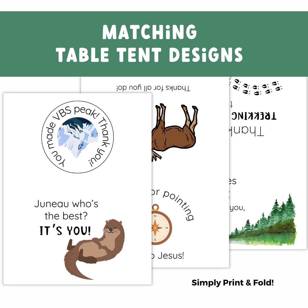 Vacation Bible School Volunteer Thank You Card Alaska Adventure VBS ...