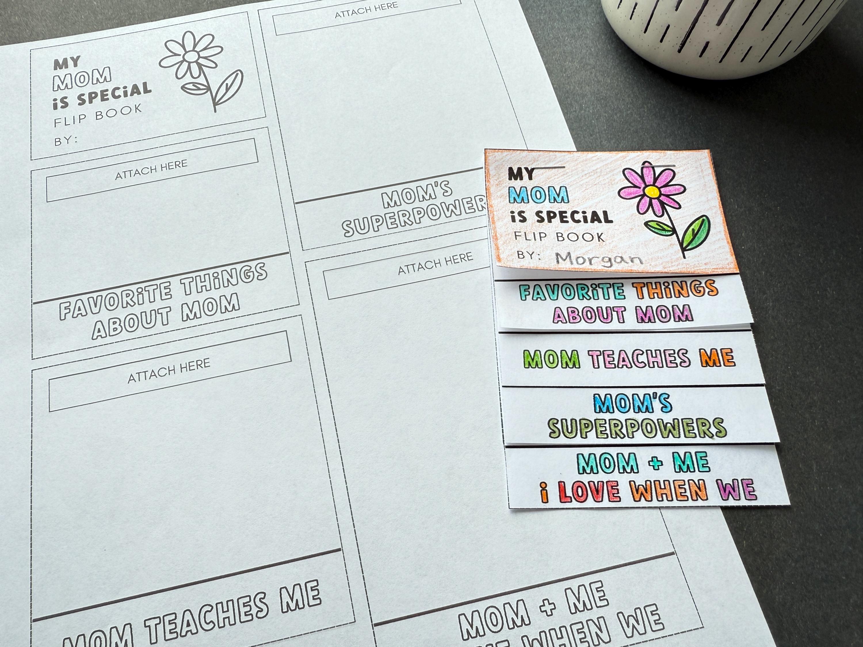 Mother Day Gift Idea Project for Classroom Teacher Present Keepsake ...