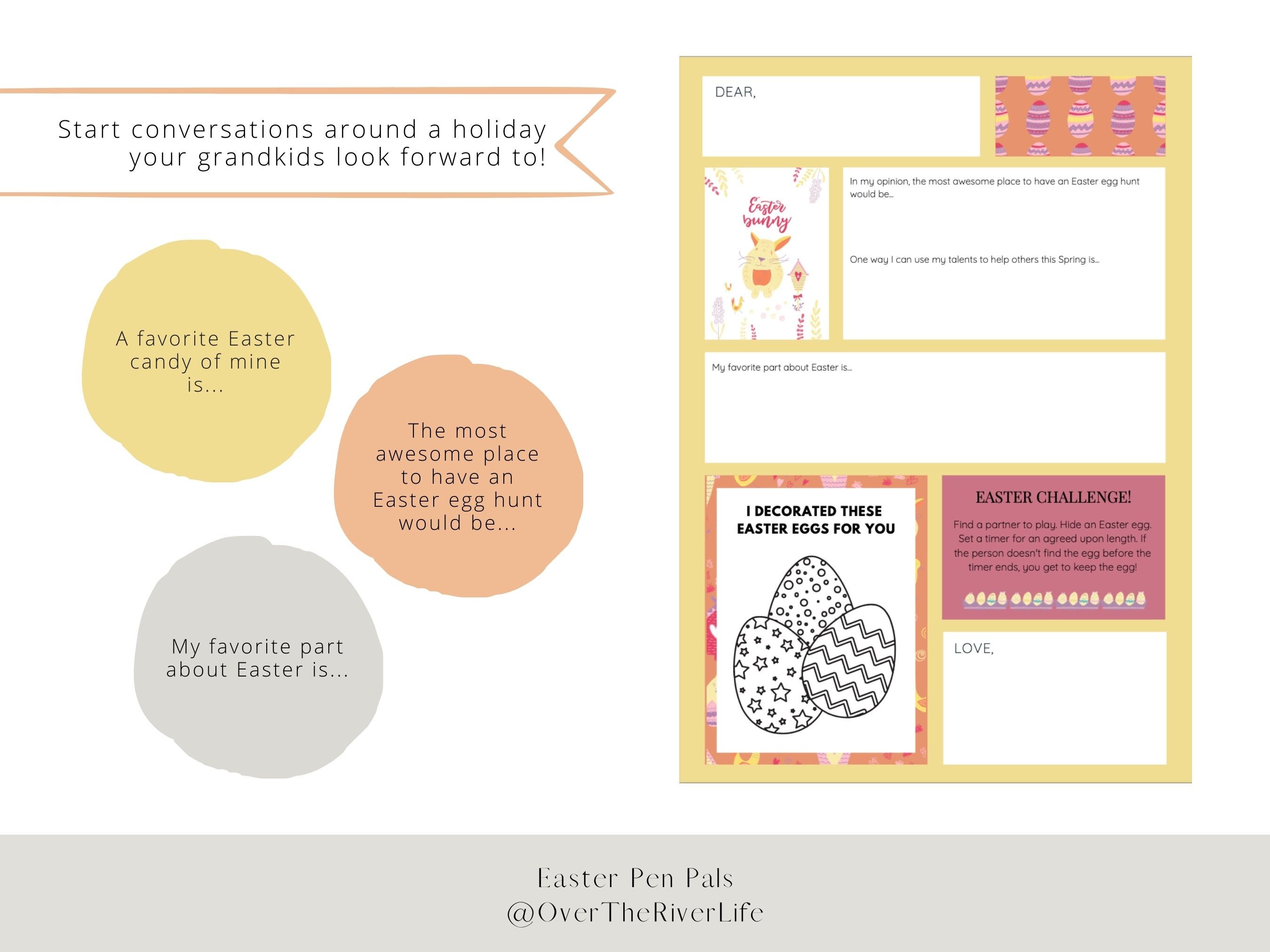 Easter Activity Printable for Kids Easter Gift Idea Easter Mail Easter ...