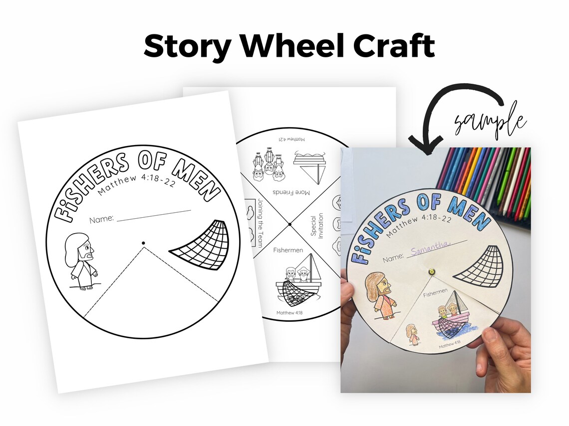 Fishers of Men Bible Story for Kid Sunday School Lesson Jesus and ...