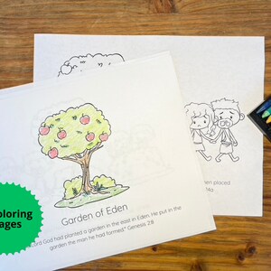 Adam and Eve Activities for Preschoolers Garden of Eden Crafts for Kids ...