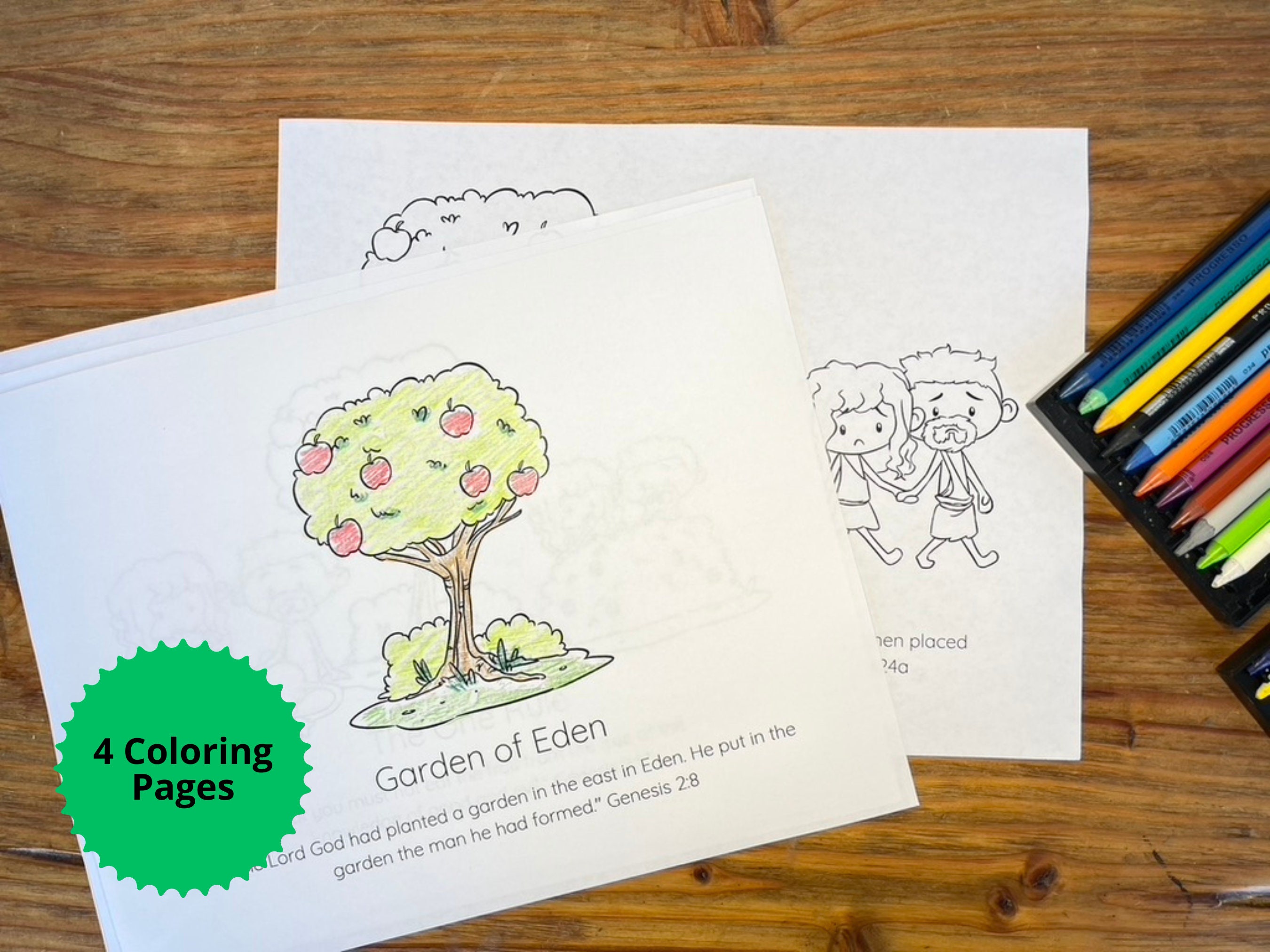 Adam and Eve Activities for Preschoolers Garden of Eden Crafts for Kids ...