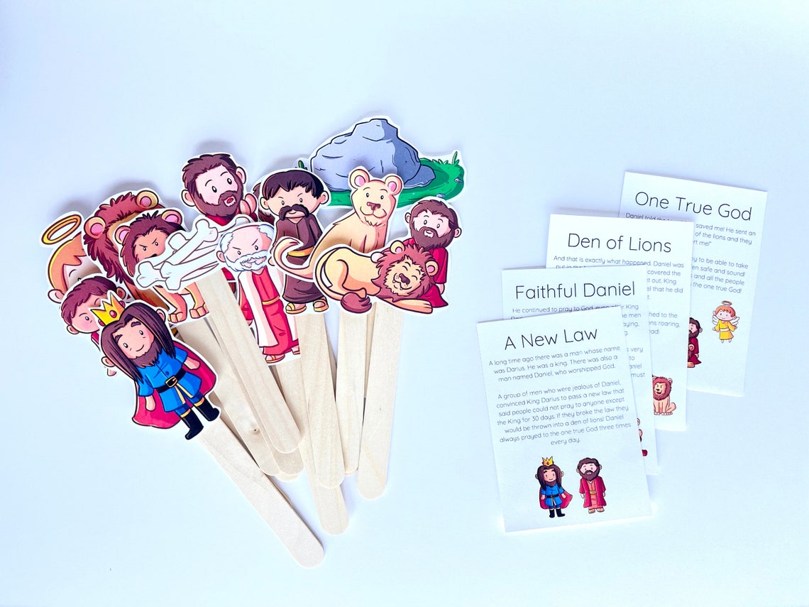 Daniel and the Lions Den Story of Daniel and the Lions Den Printable ...