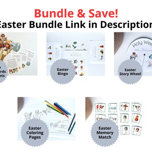 Easter Story Craft for Kids Holy Week Printable Christian Easter Palm ...