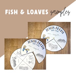 Fish and Loaves Church Craft Jesus Feeds the 5000 Sunday School ...