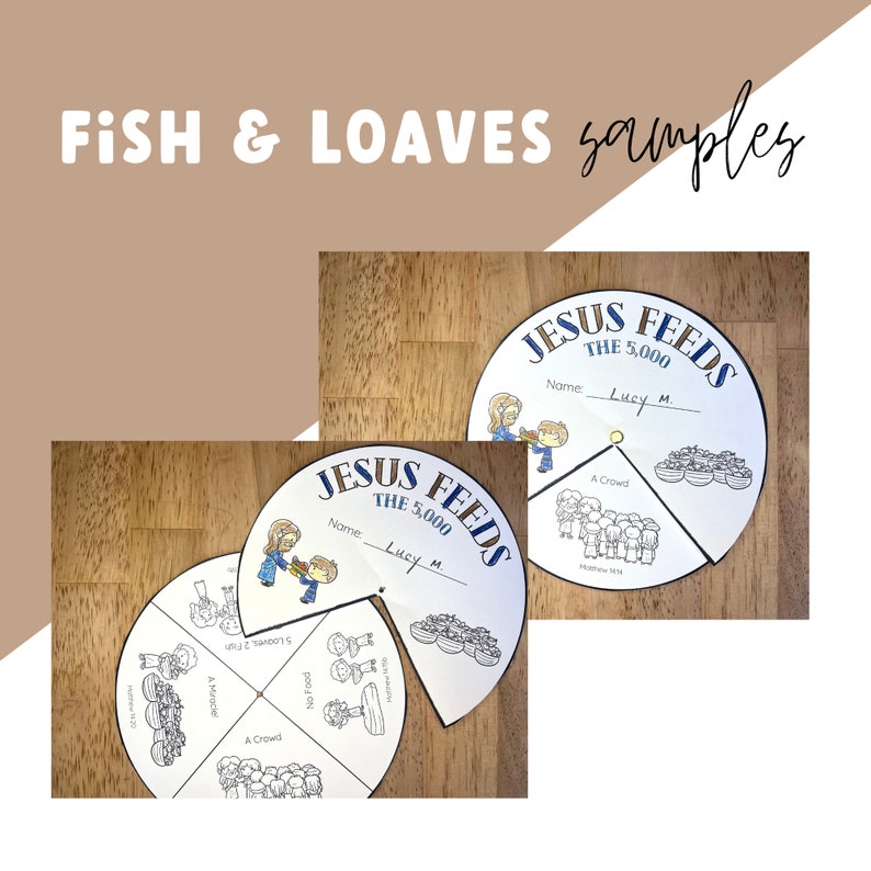Fish and Loaves Church Craft Jesus Feeds the 5000 Sunday School ...