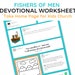 Fishers of Men Devotional Worksheet Printable Bible Story Activity for ...