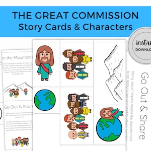 Great Commission Bible Story Teaching Material for Kid Sunday School ...