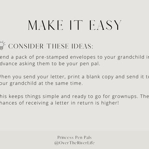 Pen Pal Kit Princess Activities Kids Letter Template Writing Prompts ...