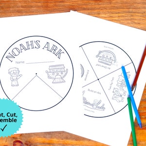Noahs Ark Craft for Kid Bible Story Printable Christian Kid Story ...
